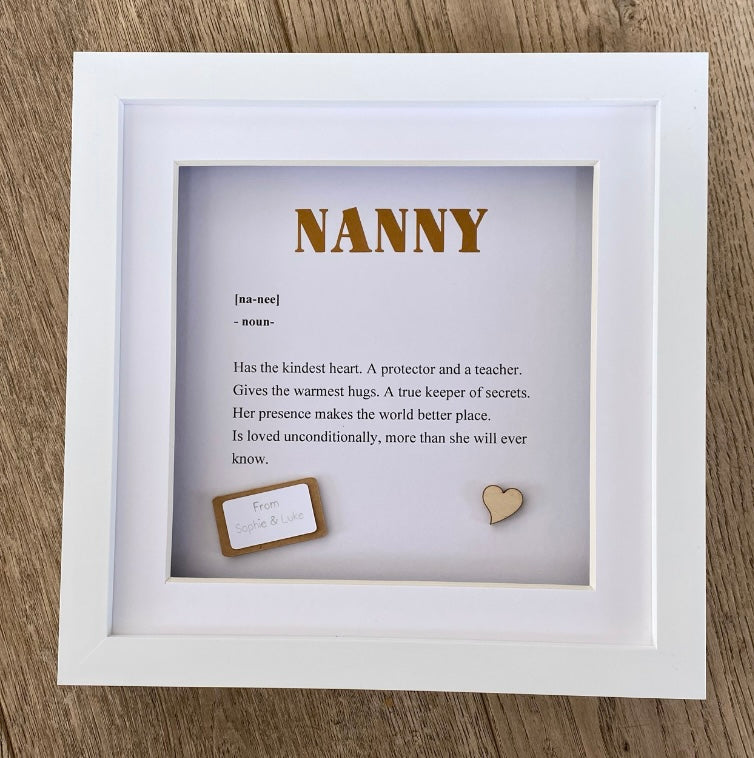 Grandfather Definition | Personalised Frame | Grandad Gift Ideas ...